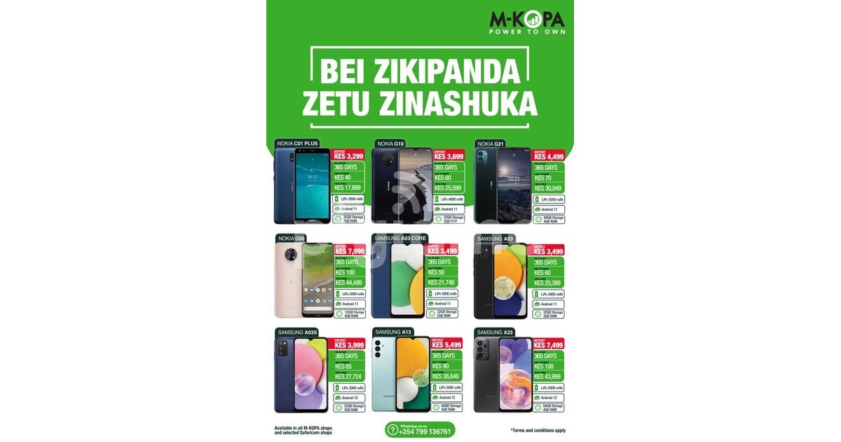 Mkopa Phones In Nairobi CBD Luthuli Avenue PigiaMe