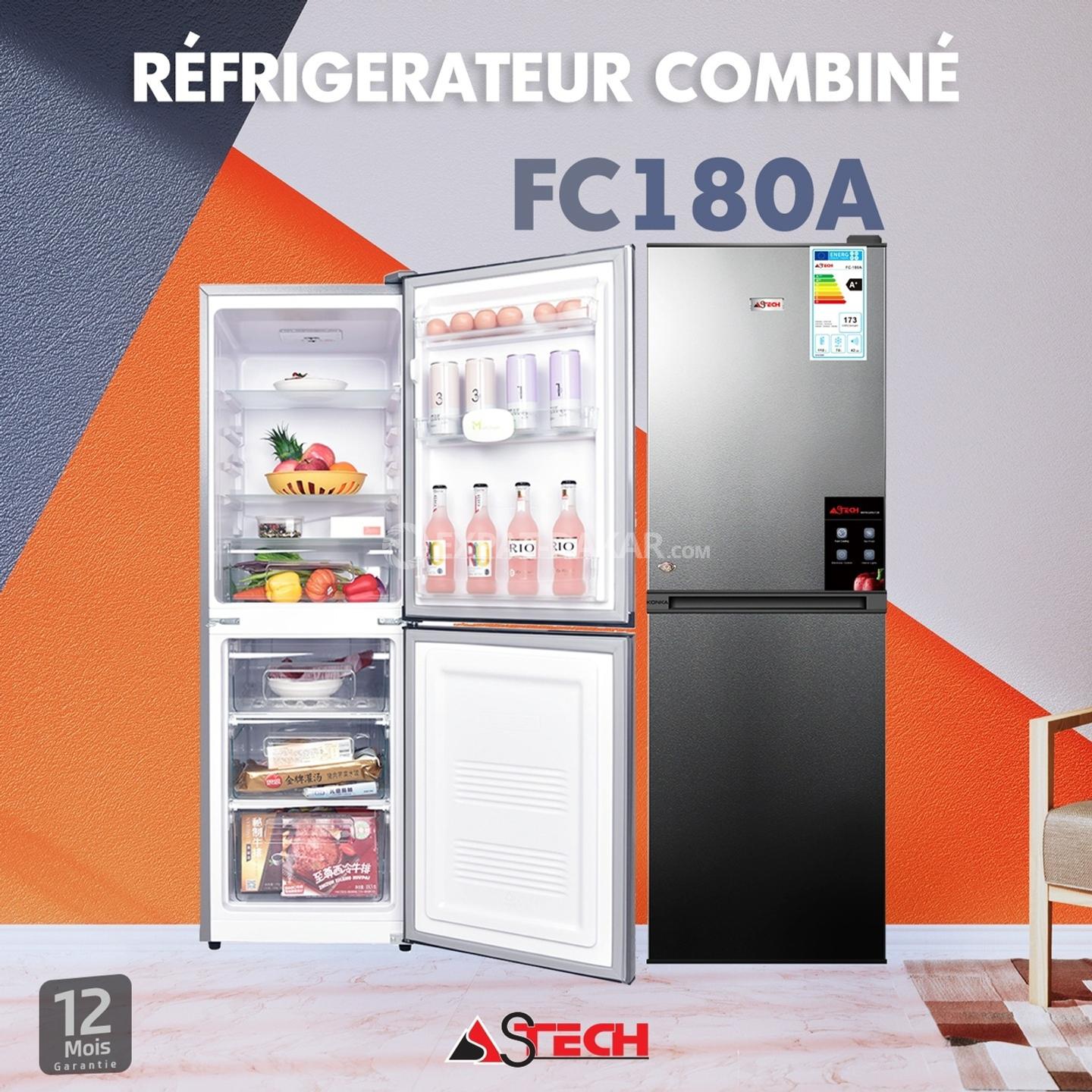 REFRIGERATEUR ASTECH 3TIROIRS 180L A++ - Ouakam | Expat-Dakar