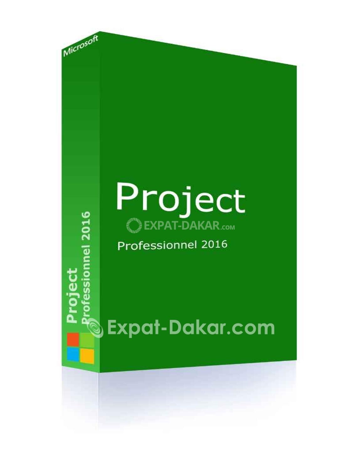 MICROSOFT PROJECT PRO 2016 + CLÉ AUTHENTIQUE - Mermoz | Expat-Dakar