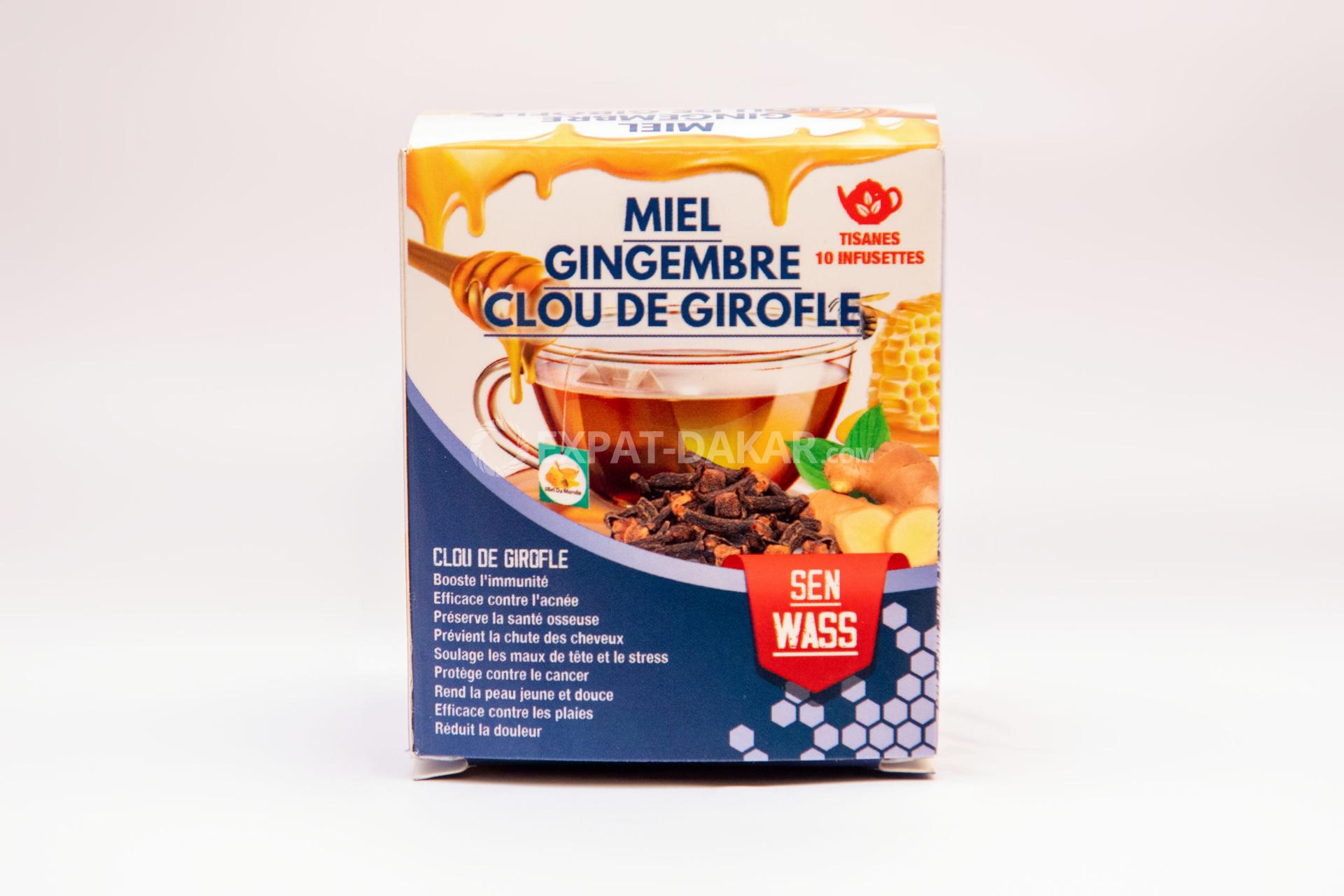 MIEL GINGEMBRE CLOU DE GIROFLE (Honey Ginger Clove) - Dakar | Expat-Dakar