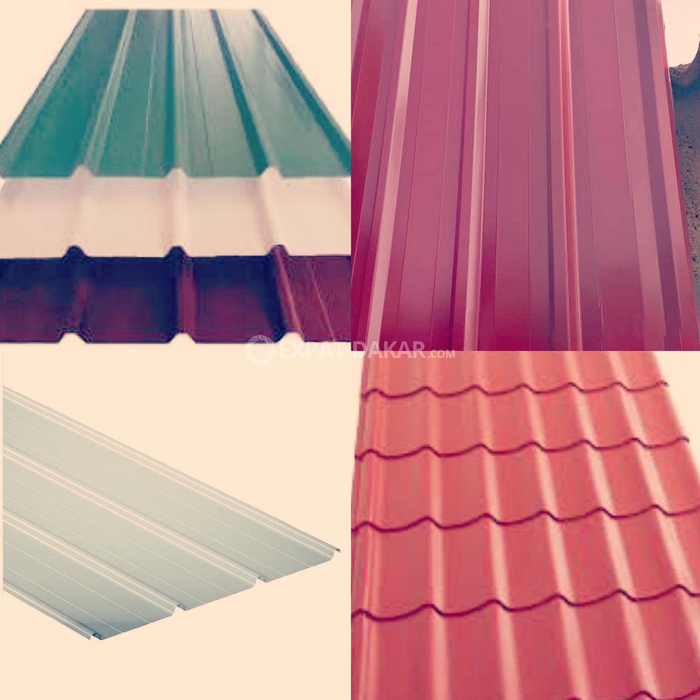 tole pvc tuile bac aluzinc ardoise zinc - Plateau | Expat-Dakar