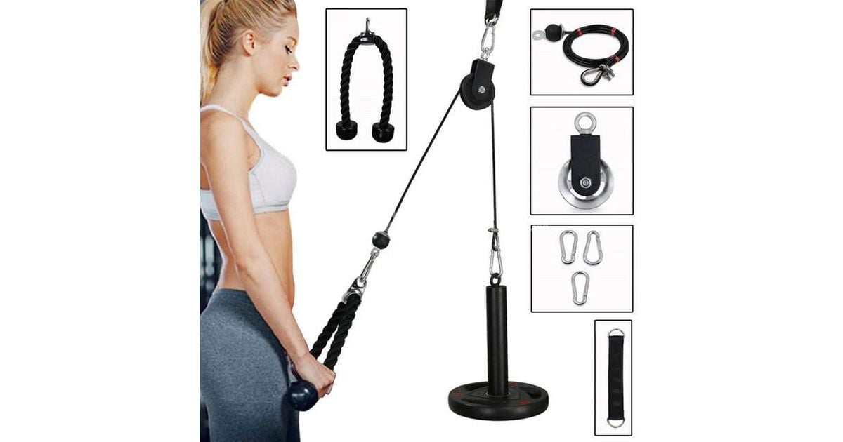 Système Poulie Musculation, Biceps, Triceps, LAT pulldowns - Castor ...