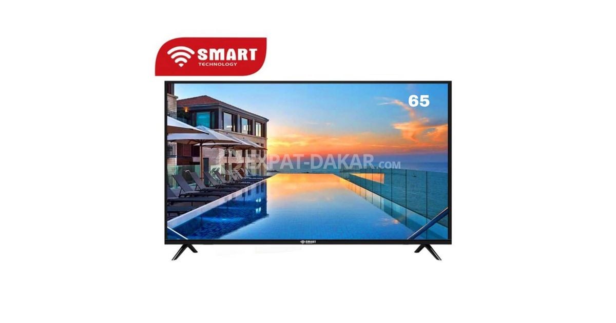 TÉLÉVISEUR 65 POUCES SMART TECHNOLOGY - Plateau | Expat-Dakar