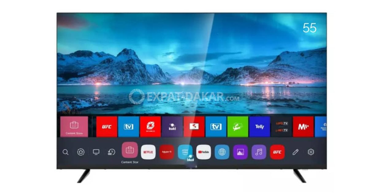 TÉLÉVISEUR TORL 55 ANDROID SMART TV SECAM DVB-T2 4K - Plateau | Expat-Dakar