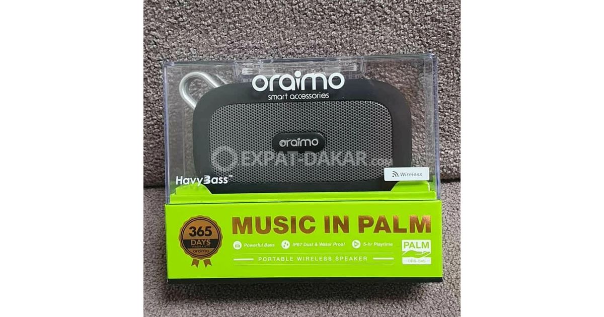 Haut-parleur bluetooth portable Oraimo Palm obs-04s - Ouest foire ...