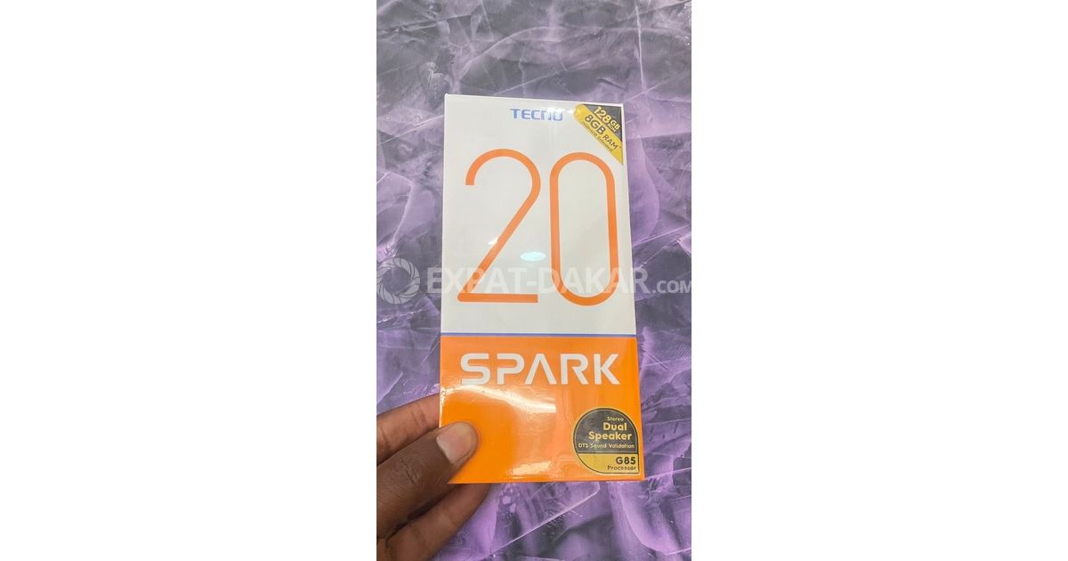 Tecno spark 20 128 giga ram 8giga - Castor | Expat-Dakar