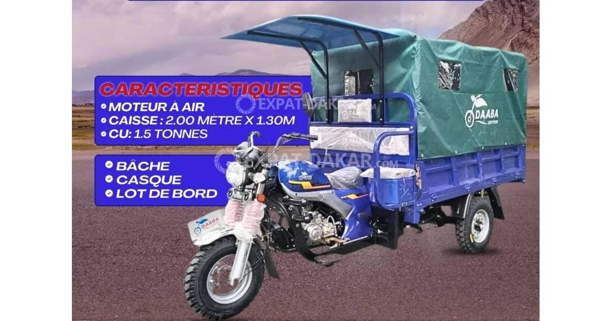 Triporteur tricycle 200 cc à 3 roues - Castor | Expat-Dakar