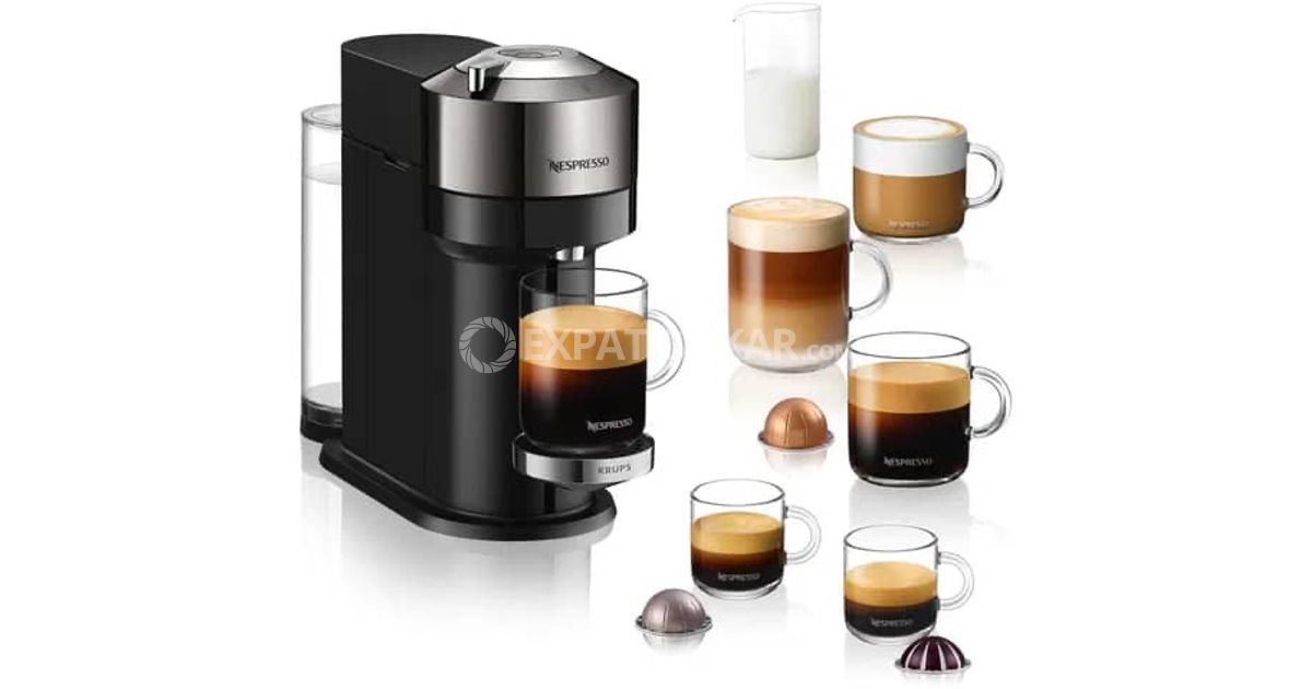 MACHINE A CAFE NESPRESSO VERTUO NOIR XN910C10 - Plateau | Expat-Dakar