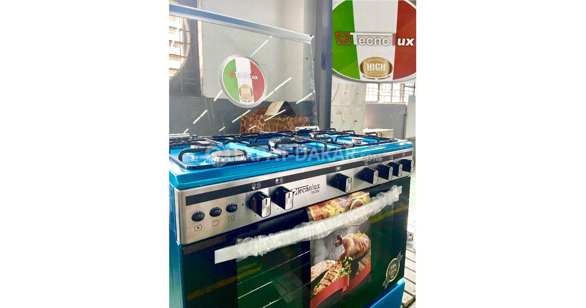 CUISINIÈRE 5FEUX FULL OPTION TECHNOLUX 90X600 - Plateau | Expat-Dakar