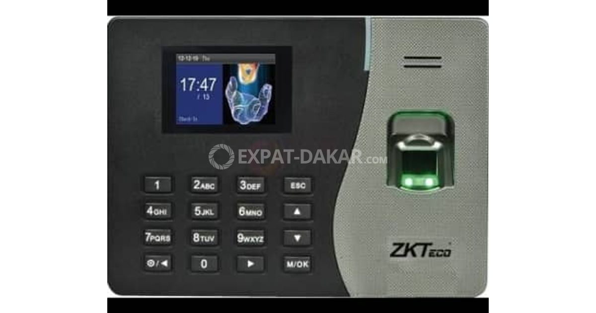 Pointeuse à Empreinte Digitale zktEco 80 - Médina | Expat-Dakar