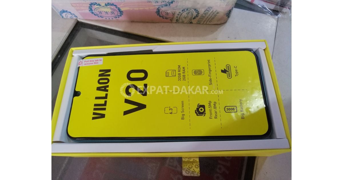 VILLAON V20 - 6.3" - ROM 32Mo - RAM 2Go - Dual SIM - Castor | Expat-Dakar