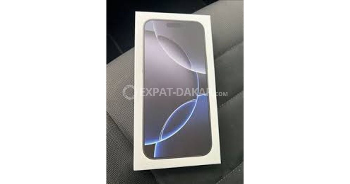 iPhone 16 pro max 512giga neuf scellé authentique - Point-e | Expat-Dakar