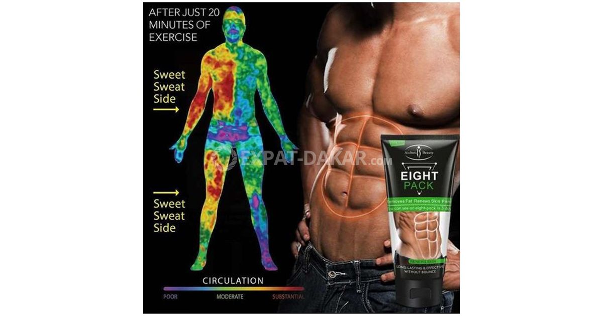 Crème pour Abdominaux - Eight Pack - Ventre Plat - Castor | Expat-Dakar