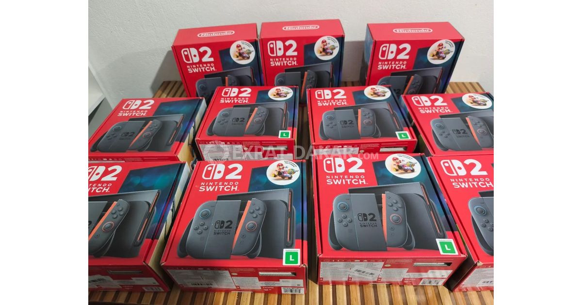 Nintendo switch 2 neuf scellé + mario kart 8 deluxe - Guediawaye ...