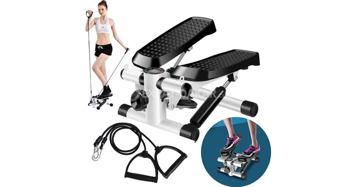 Mini Stepper avec écran Multifonctions et Cordes Élastique - Dalifort | Expat-Dakar