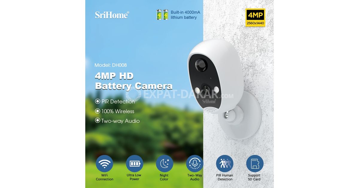 Camera Wifi PTZ +Tablette tactile NVR - Sacré-cœur | Expat-Dakar