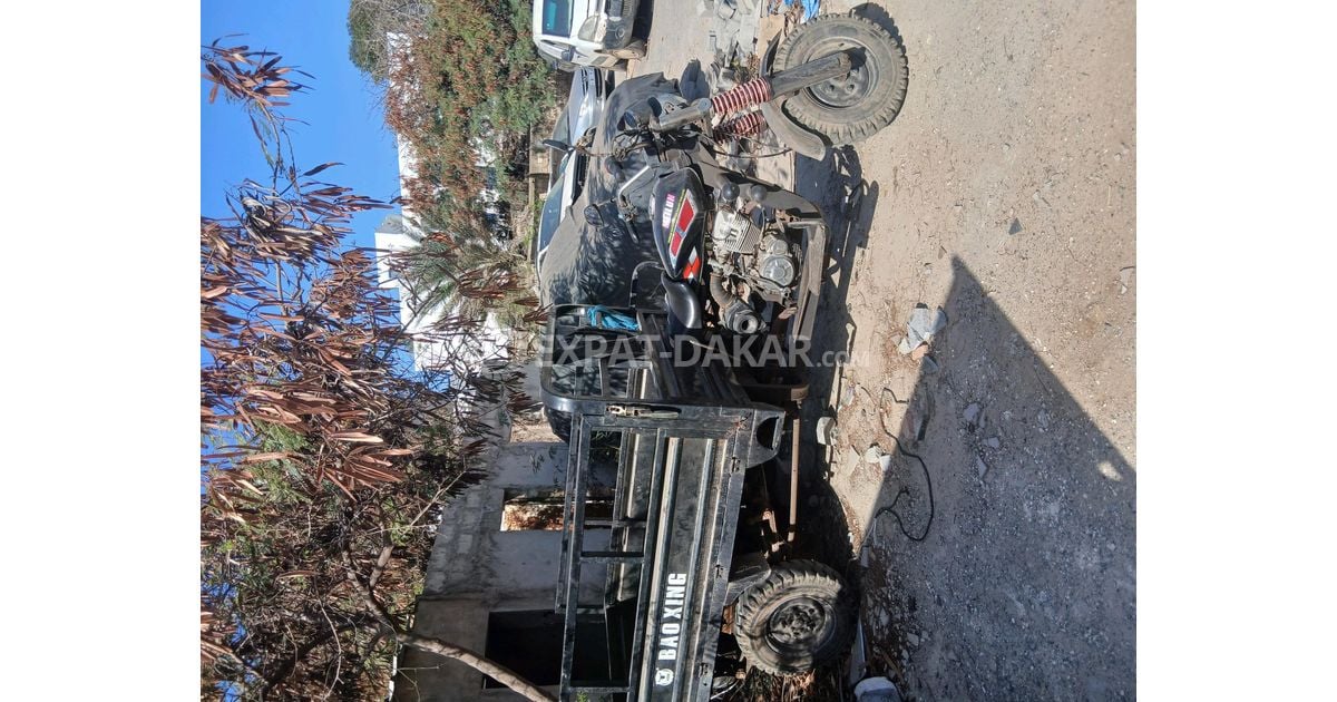 Baoxing tricycle motorisé utilitaire noir tout-terrain - Ngor | Expat-Dakar
