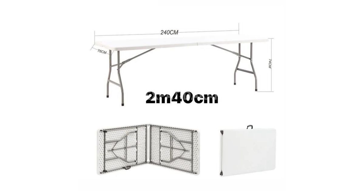 Table pliante 2,40m - Pikine | Expat-Dakar