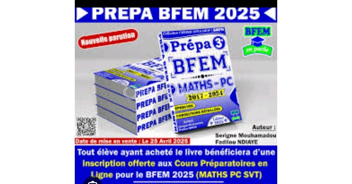 BFEM 2025 PRÉPARATION À DOMICILE OU EN LIGNE - Mermoz | Expat-Dakar