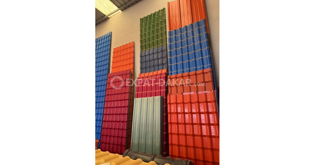 tole pvc tuile bac aluzinc ardoise zinc - Plateau | Expat-Dakar