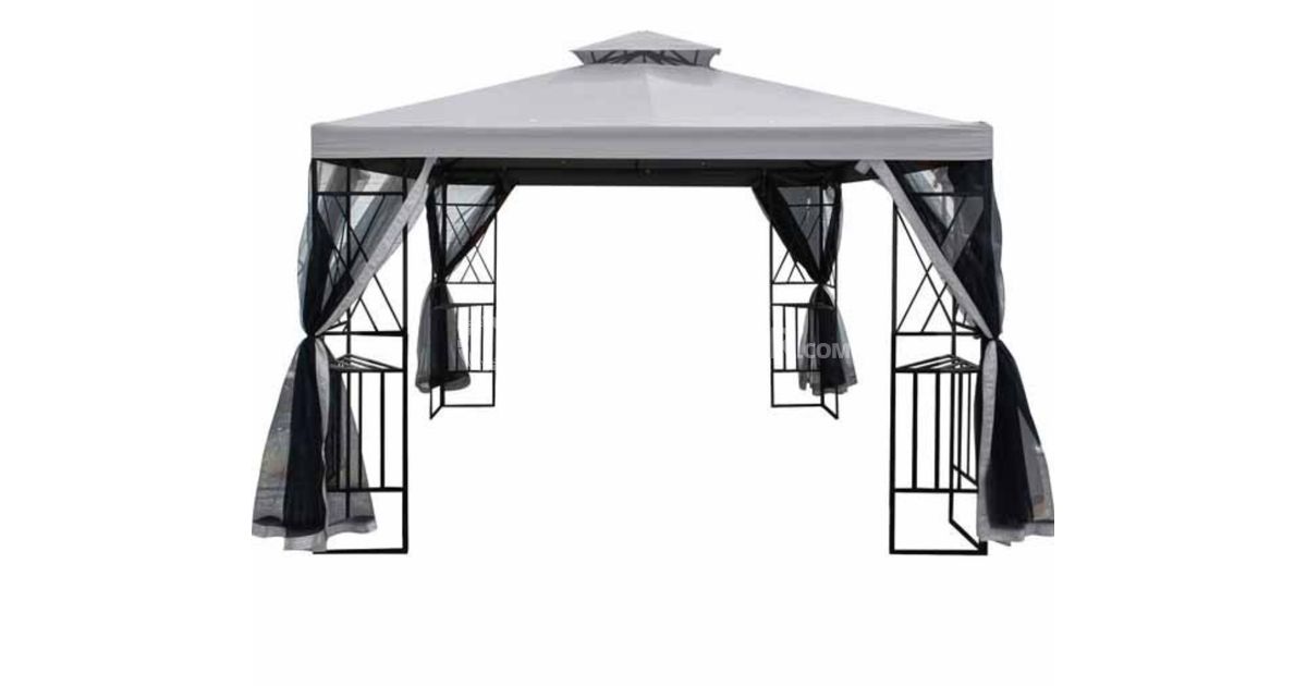 Tonnelle gazébo avec moustiquaire 3m/3m - Plateau | Expat-Dakar