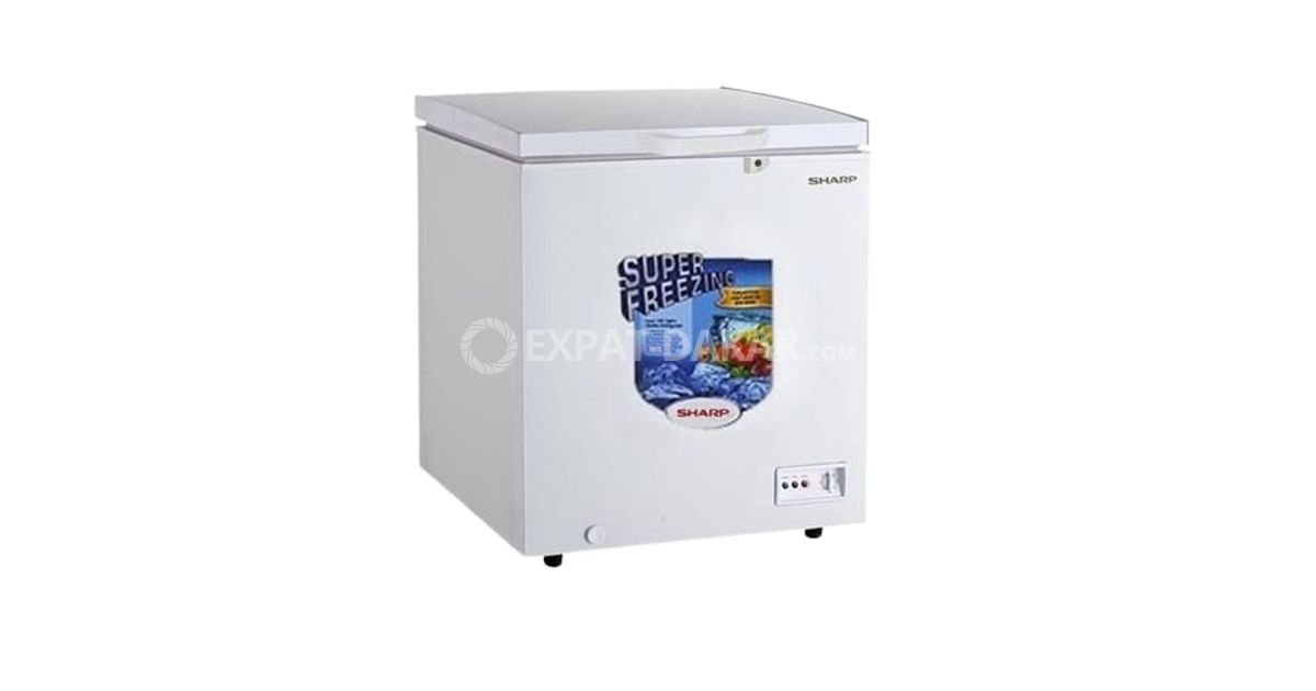 CONGÉLATEUR SHARP 200L BLANC HORIZONTAL - Plateau | Expat-Dakar