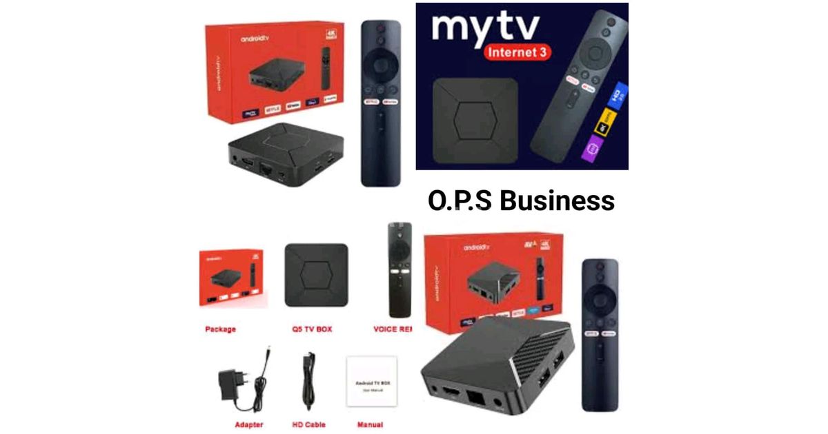 Box Android 4K + Abonnement IPTV 1 An - Patte d‘oie | Expat-Dakar