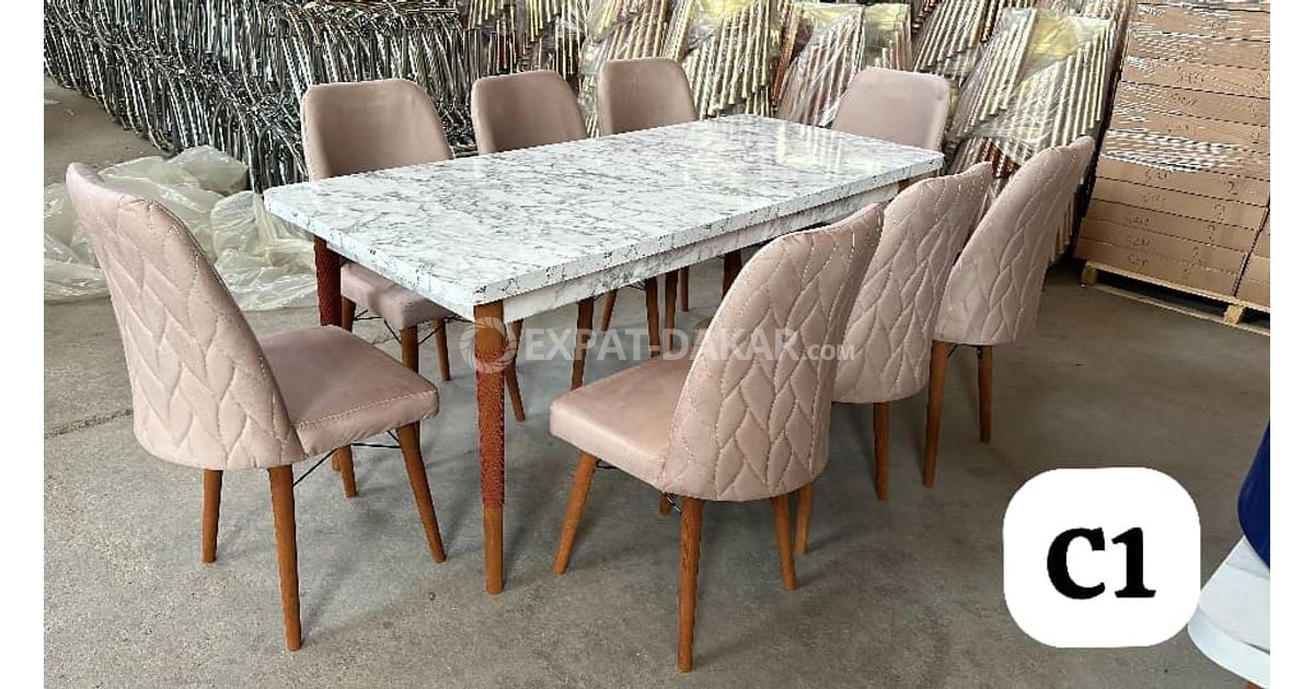 TABLE A MANGER 8 PLACES C1 - Plateau | Expat-Dakar