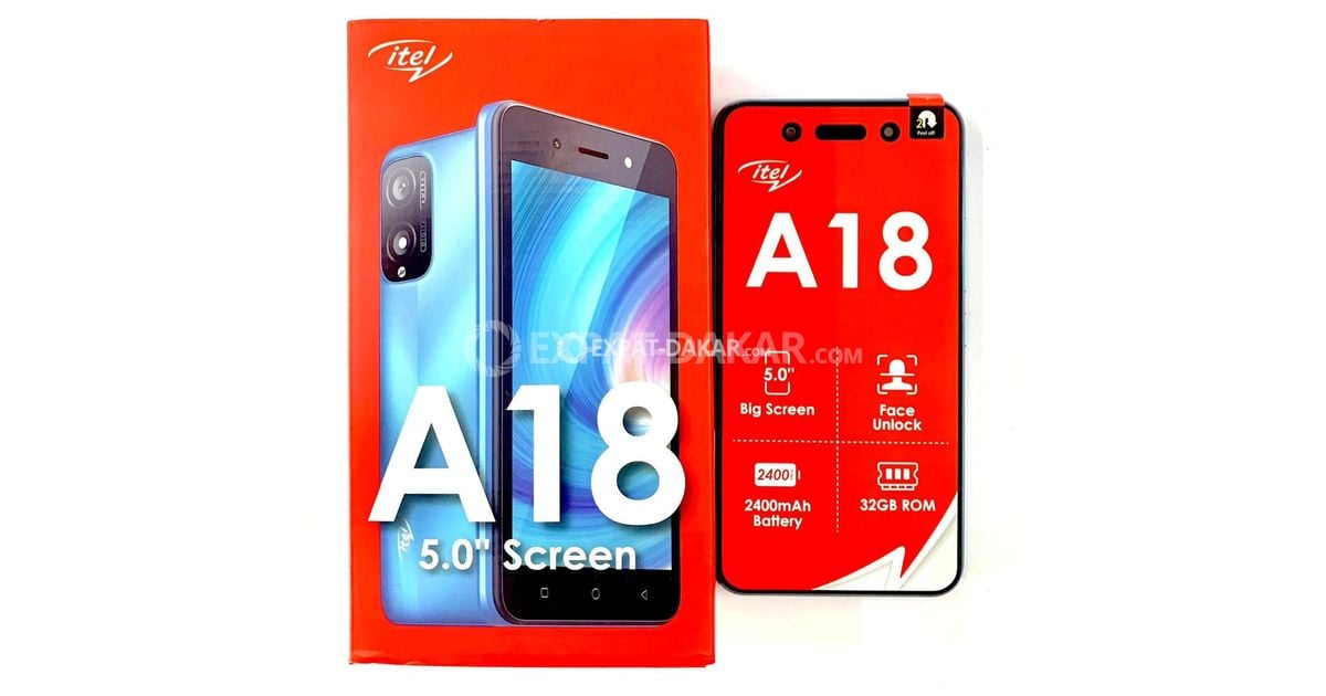 itel A18 Mémoire 32 Go Ram 1 Go Dual sim Ecran 5 pouces - Médina ...
