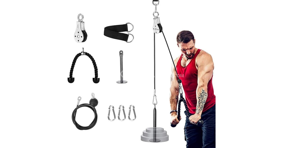 Système Poulie Musculation, Biceps, Triceps, LAT pulldowns - Castor ...