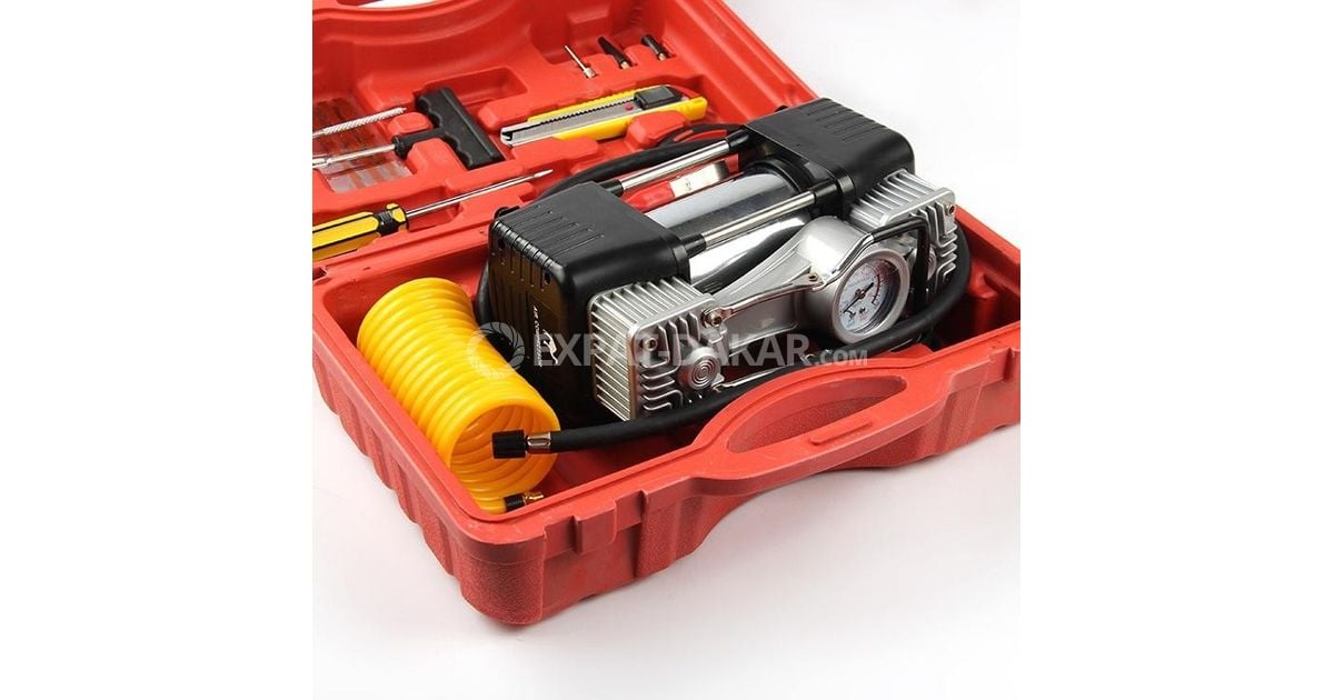 Compresseur d'air avec kit de réparation - Castor | Expat-Dakar