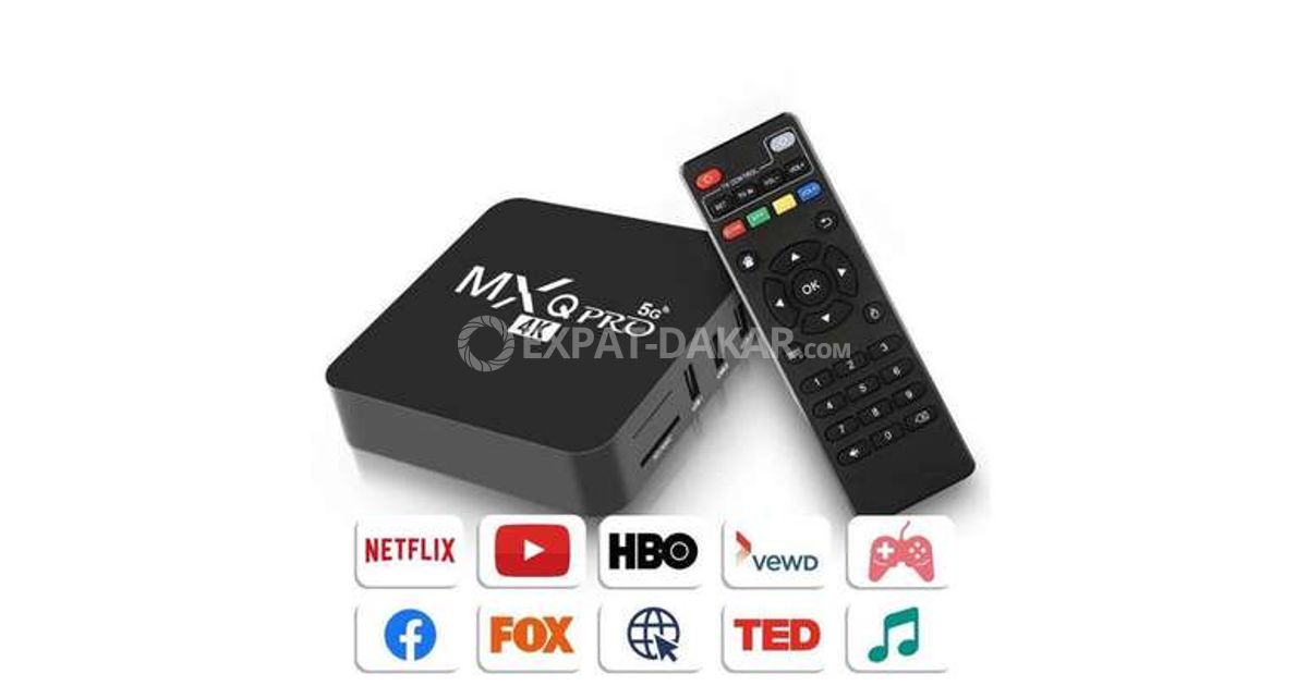 IPTV Box +chaines Android 12 +64GB - Grand-Yoff | Expat-Dakar