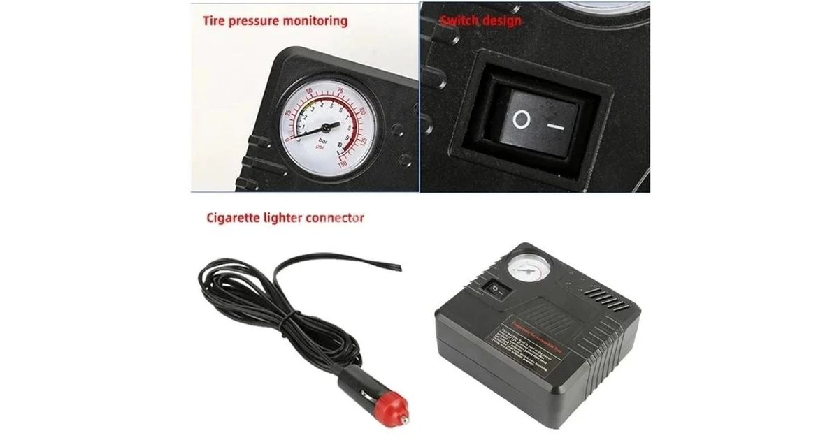 Pompe à air d'urgence pour voiture DC 12V - Castor | Expat-Dakar