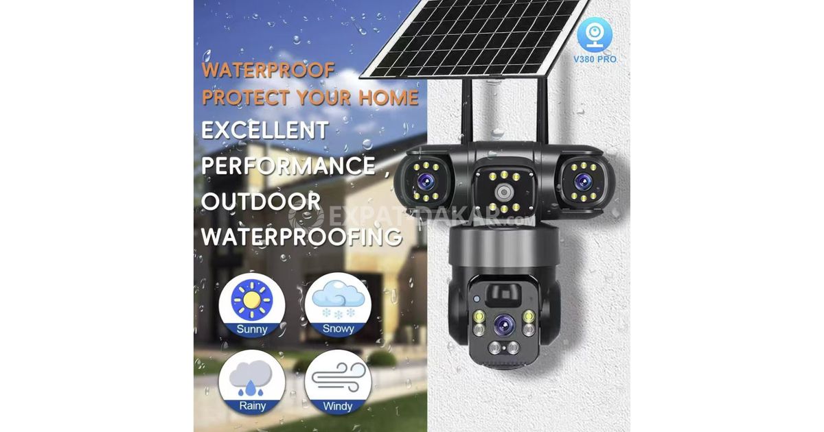 Caméra Surveillance Solaire avec SIM VTS28-G - Liberte 6 | Expat-Dakar