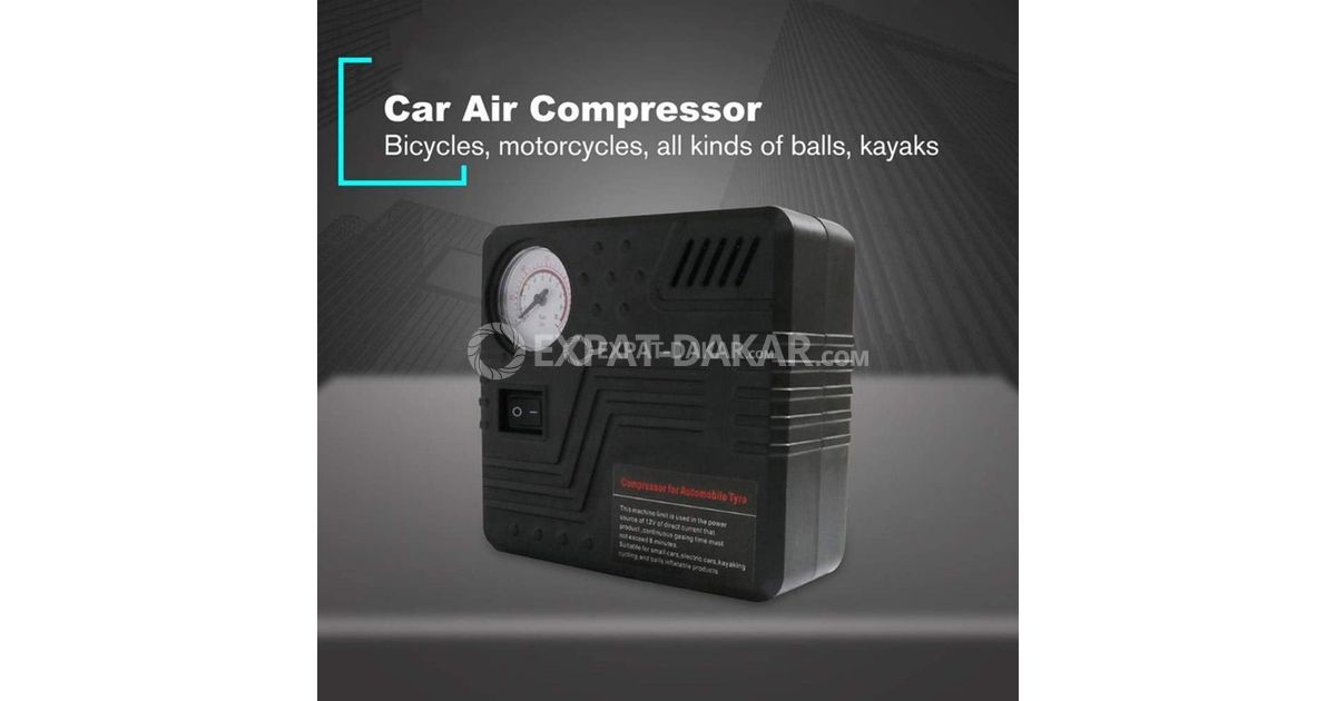 Pompe à air d'urgence pour voiture DC 12V - Castor | Expat-Dakar