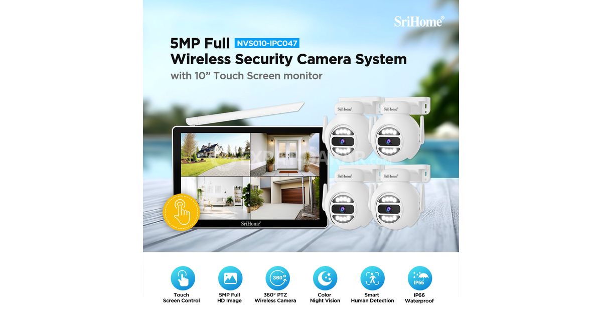 Kit de caméra sans fil+tablette NVR - Sacré-cœur | Expat-Dakar