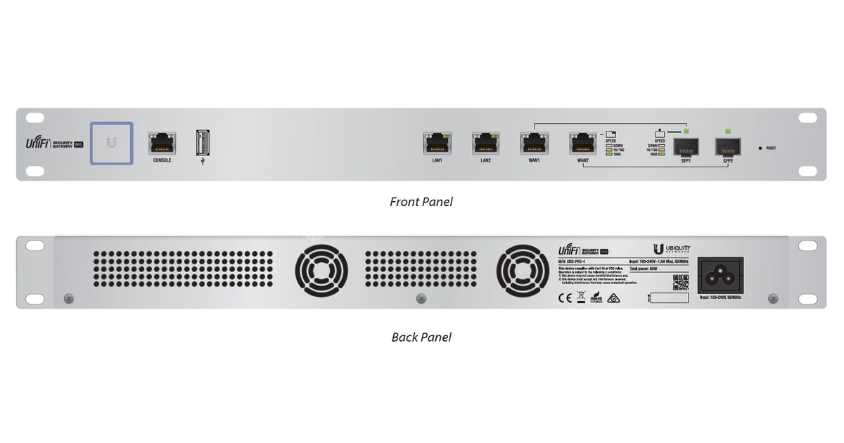 Ubiquiti Networks Unifi Security Gateway, USG-PRO-4 - Plateau | Expat-Dakar