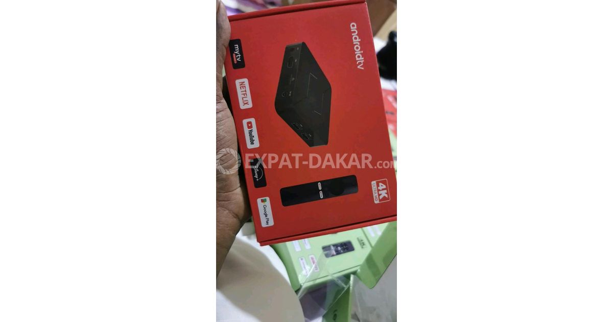 Box Android 4K + Abonnement IPTV 1 An - Patte d‘oie | Expat-Dakar