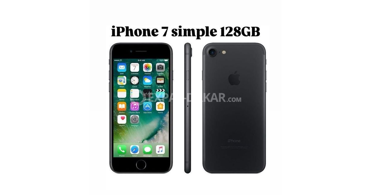 iPhone 7 simple-128 Go- VENANT AUTHENTİQUE - Médina | Expat-Dakar