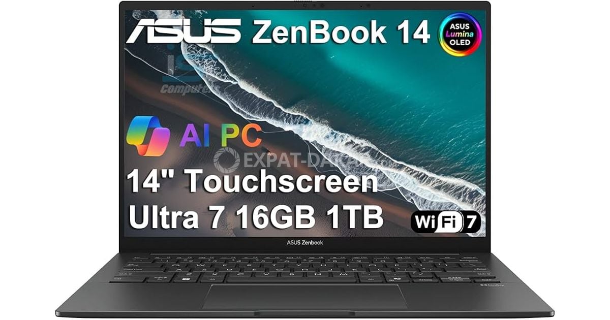 ASUS ZENBOOK 14 OLED ULTRA 7 2025 - Hann maristes | Expat-Dakar