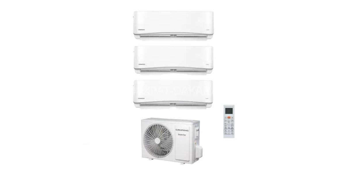 SPLIT GRUNDIG TRIPLE EVAP(02 EVAP 9000BTU+EVAP 12000BTU) - Plateau ...