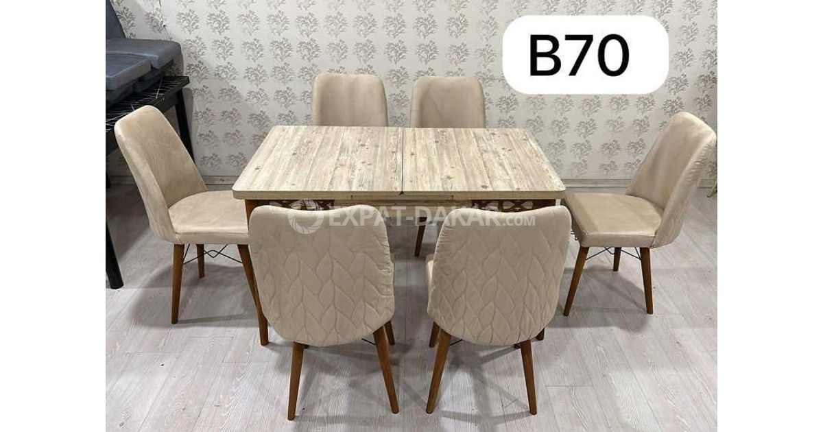 TABLE À MANGER B70 - Plateau | Expat-Dakar