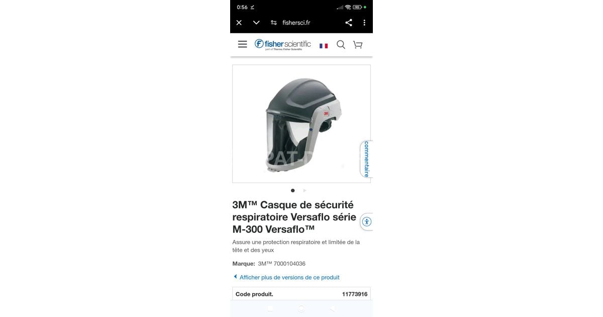 3M-Casques de protection-Ventilation assistée - Pikine | Expat-Dakar