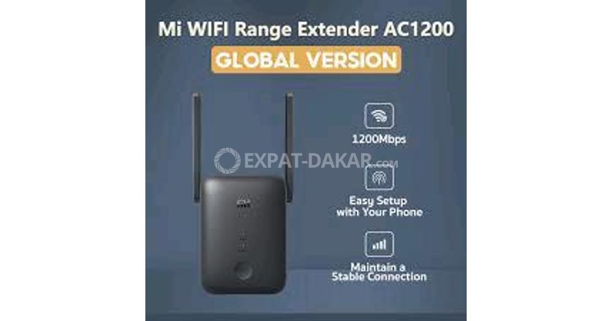 Amplificateur WiFi Xiaomi AC1200 Mbps - Parcelles Assainies | Expat-Dakar