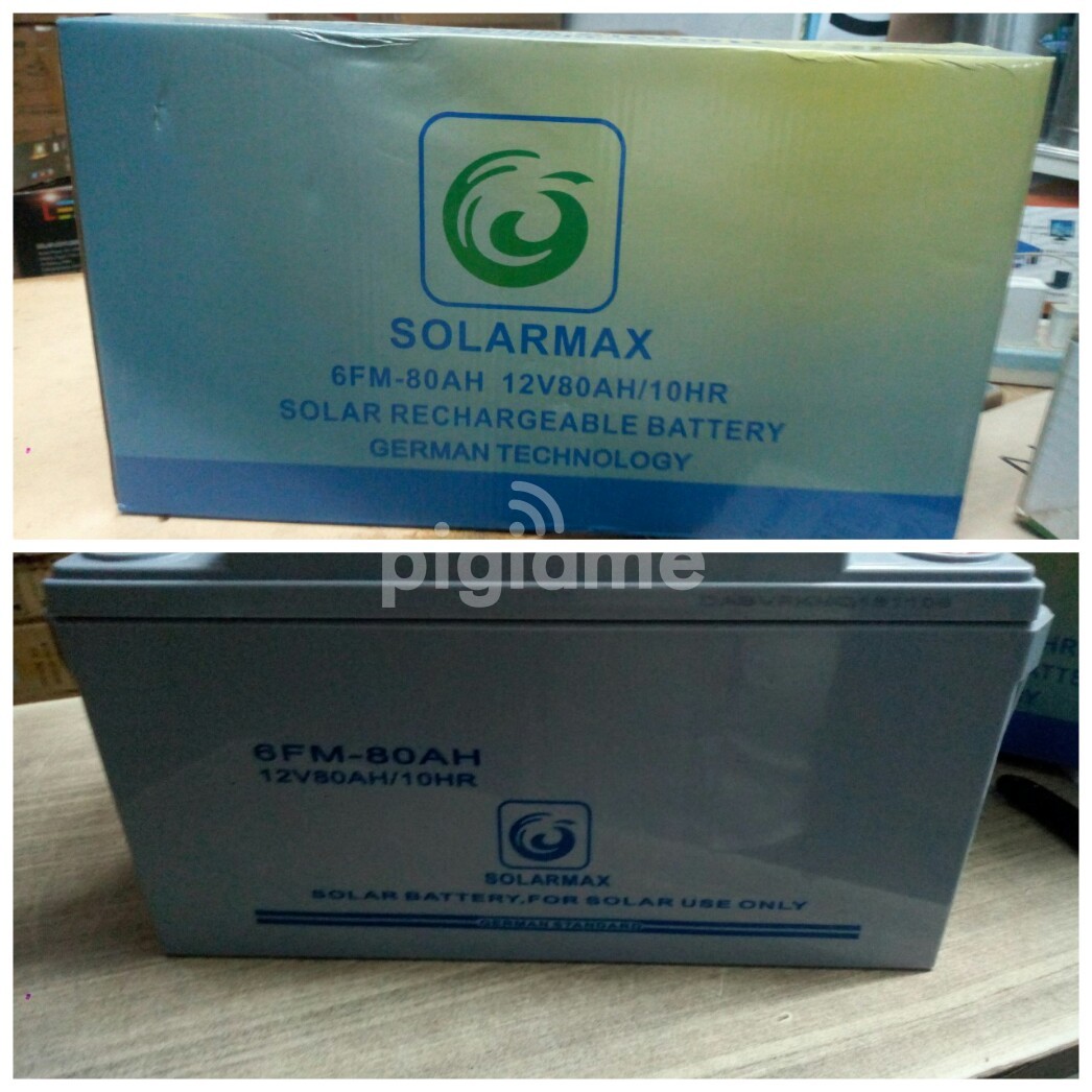 80ah solarmax battery-1 year warranty in Nairobi | PigiaMe