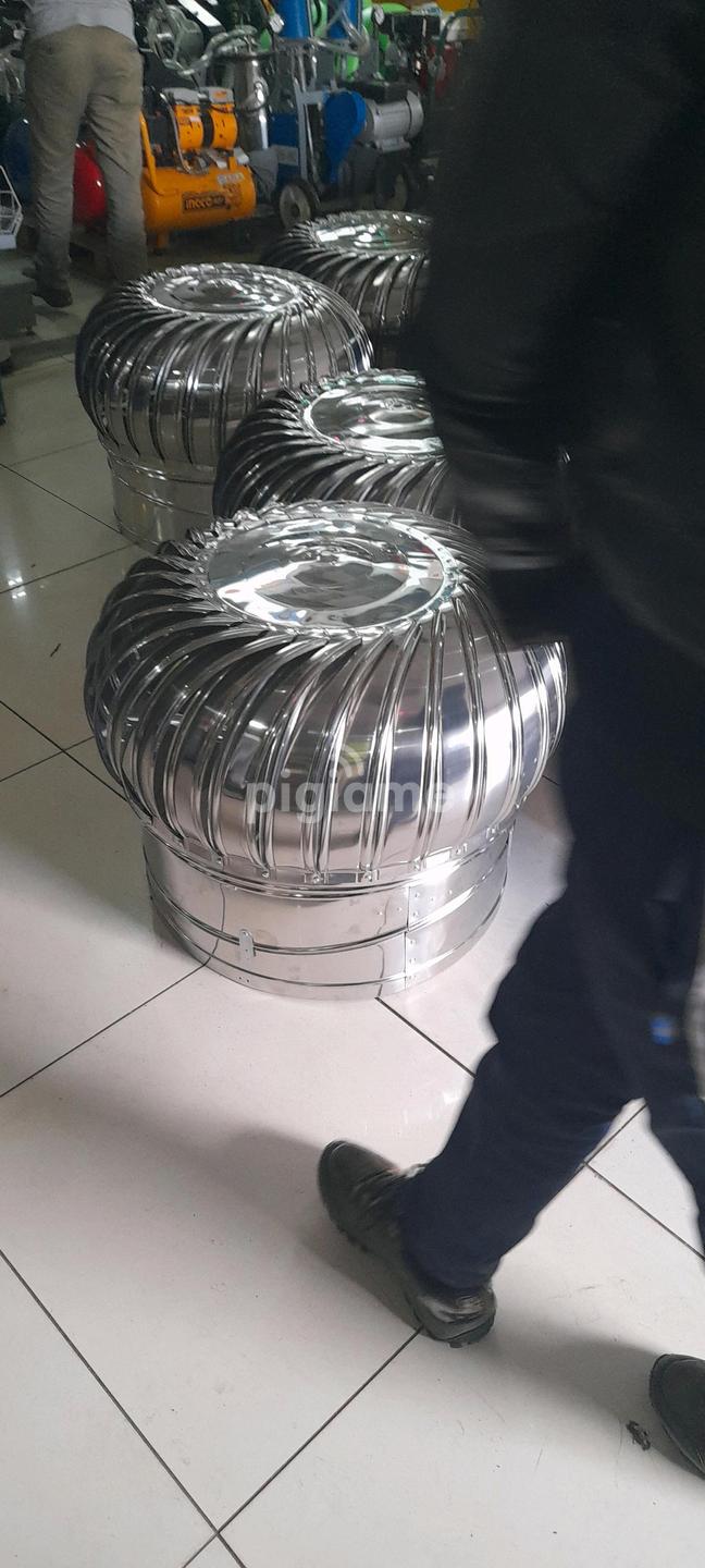 Roof Ventilator-Stainless Steel Cyclone in Industrial Area | PigiaMe