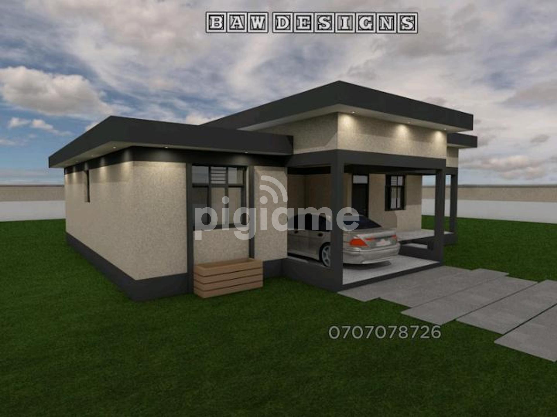 3 Bedroom Flat Roof House Plan in Nairobi CBD | PigiaMe