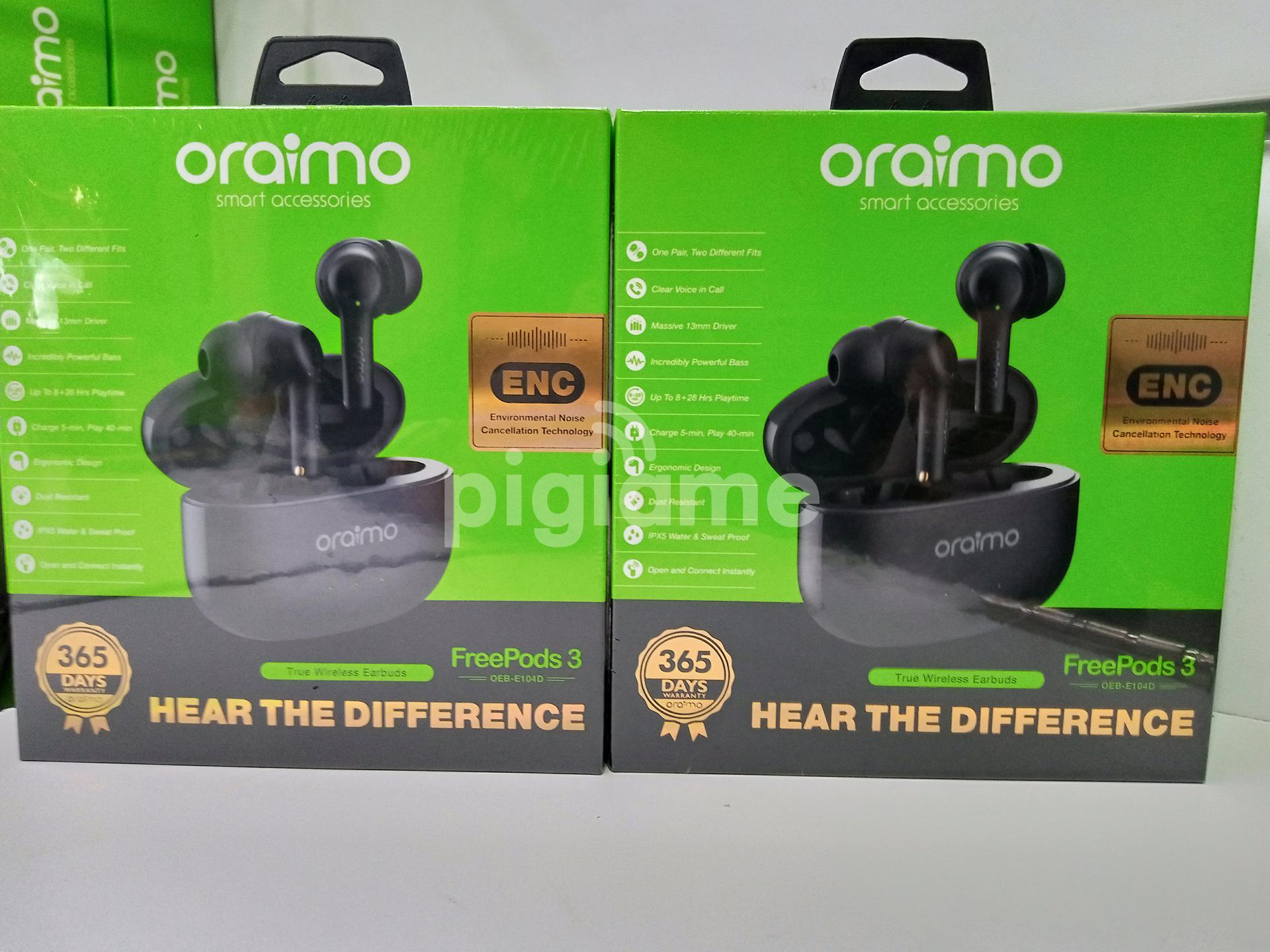 Oraimo Freepods 3 True Wireless Earbuds Enc Calling Enc in Nairobi CBD ...