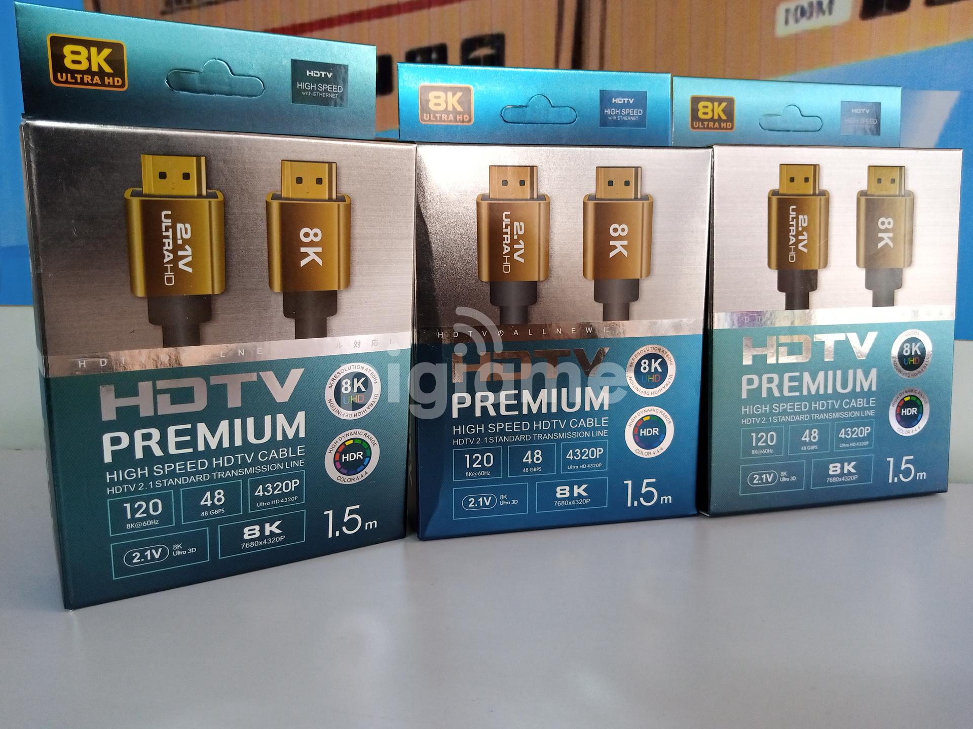 Hdtv Premium Cable Hdmi 2.1V 8K Ultra Hd 1.5 Meter 4320P in Nairobi CBD ...