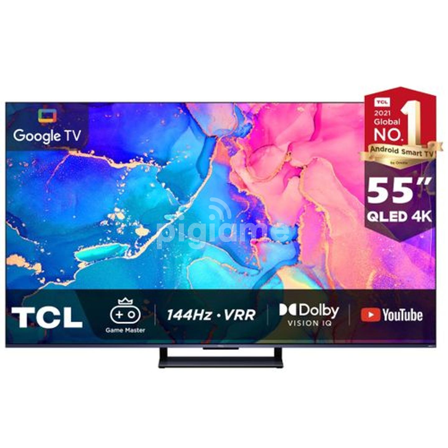 Tcl 55C735 55'' Qled Smart Uhd 4K (Google Tv) Frameless in Nairobi CBD, Luthuli Avenue | PigiaMe